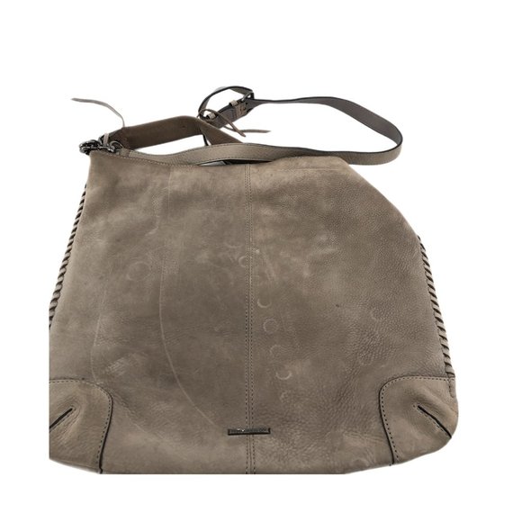 Rebecca Minkoff | Bags | Rebecca Minkoff Beige Leather Tote Silver ...